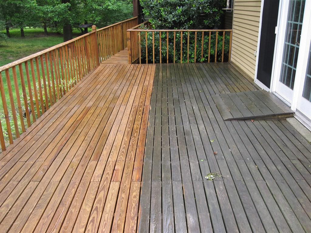 Staining Old Pressure Treated Wood Deck Decks Ideas